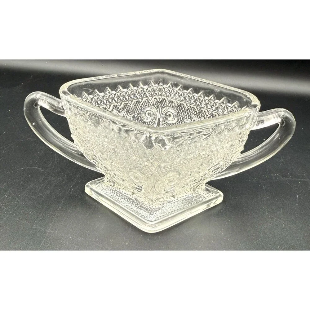 Indiana Glass | Dining | Vtg Indiana Glass Clear Tiara Sandwich Pattern ...